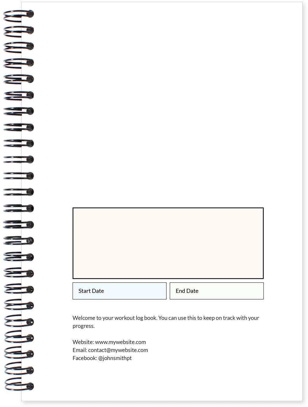 Gym Diary And Client Workout Log Book For Personal Trainers And Gyms